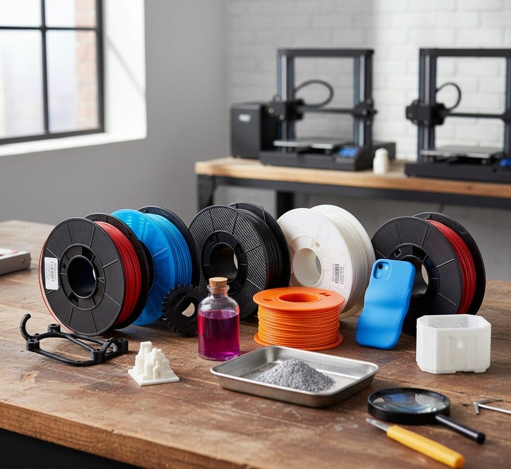 3D Printing Materials Guide | PLA, PETG, ABS, Resin & More | KAD 3D