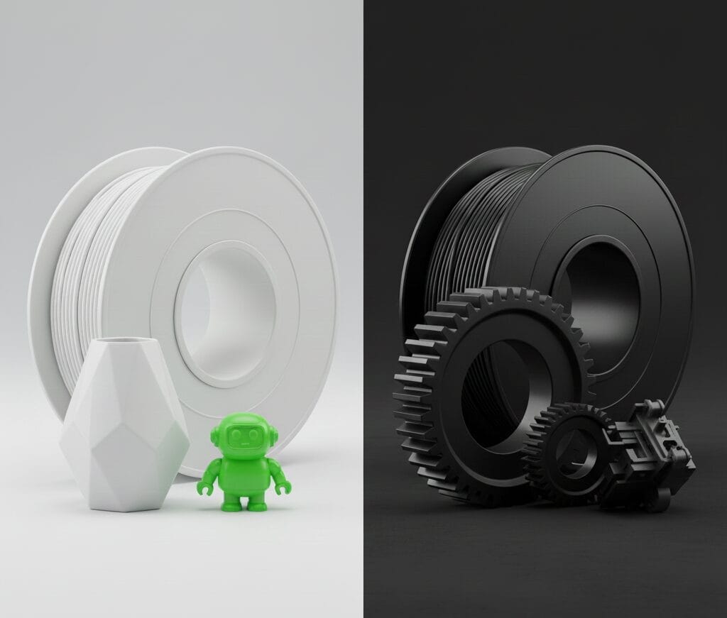 ABS vs PLA: Detailed Comparison of 3D Printing Filaments | KAD 3D